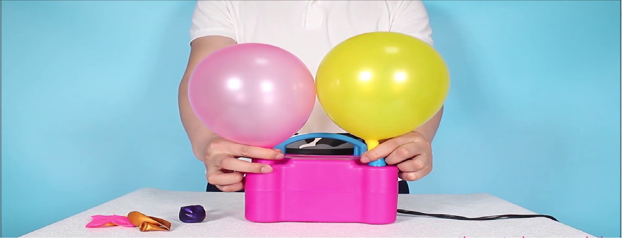 Genconnect: Party Supplies: Where to keep Balloon Pump?
